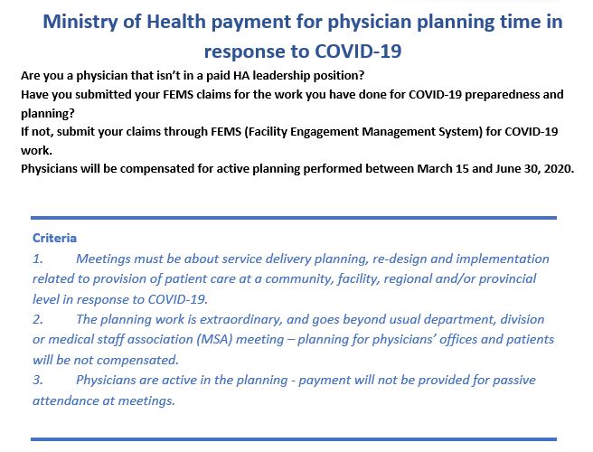 Important Notice – Time Sensitive - Vernon Physician Society